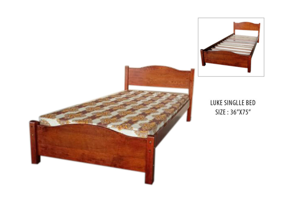 SINGLE BED RUBY 36X75 - Sofaline Interior Furnishing